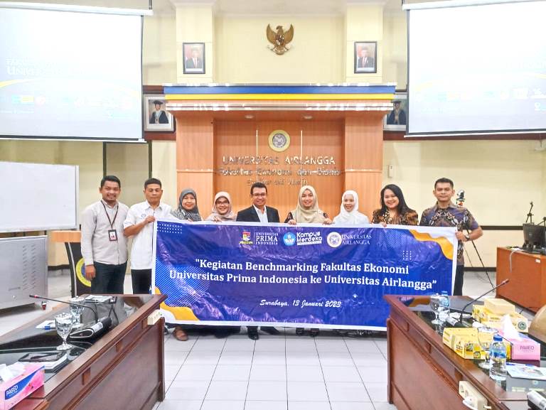 FE UNPRI Lakukan Benchmarking ke FEB UNAIR – Kampus Medan